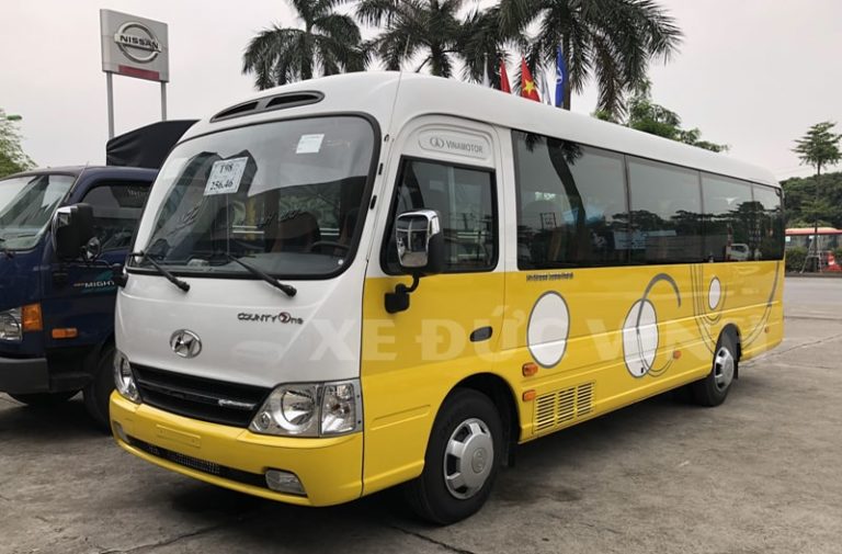 Thông số kỹ thuật xe County 29 chỗ và chiều dài xe | Xe Đức Vinh